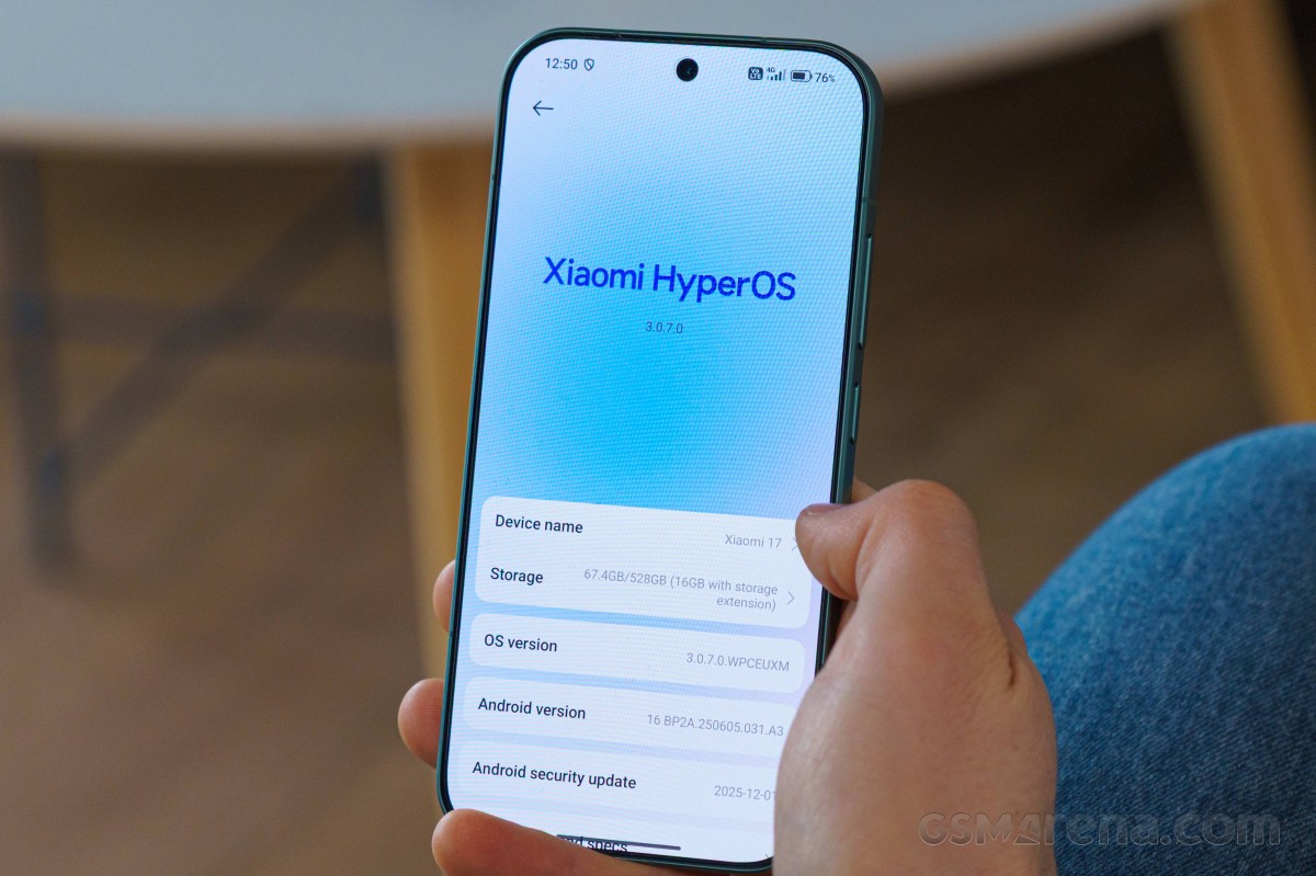 Xiaomi 17 review: Software and performance