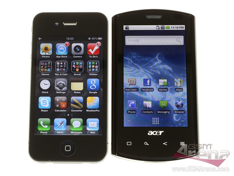 Acer Liquid E pictures, official photos