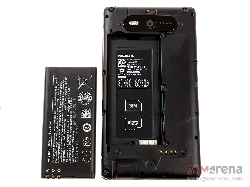 Nokia Lumia 820 pictures, official photos