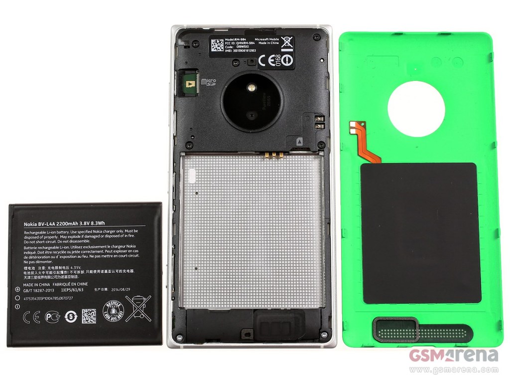 Nokia Lumia 830 pictures, official photos