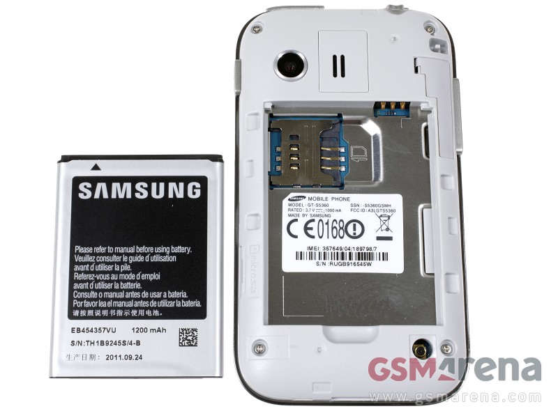 Samsung Galaxy Y S5360 pictures, official photos