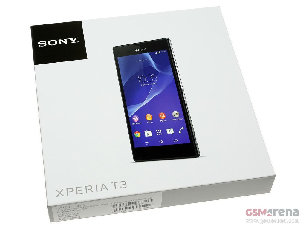 Sony Xperia T3 pictures, official photos