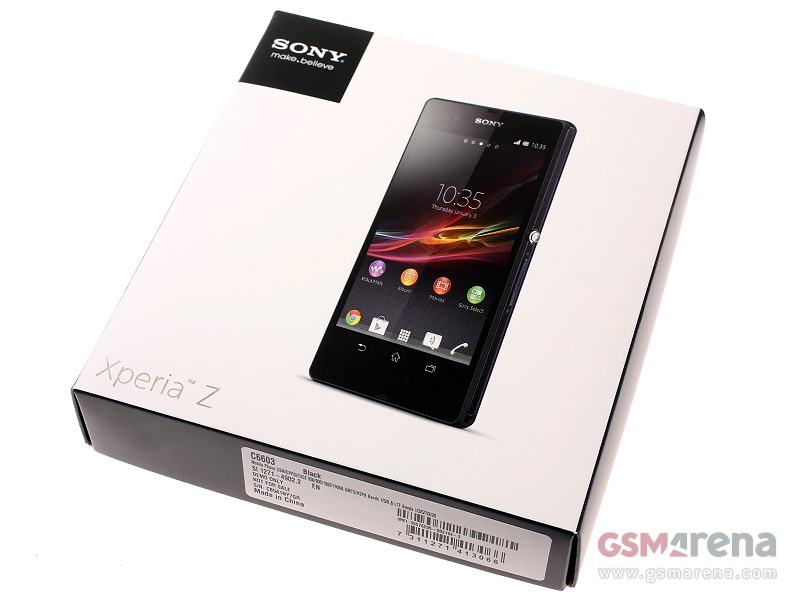 Sony Xperia Z pictures, official photos