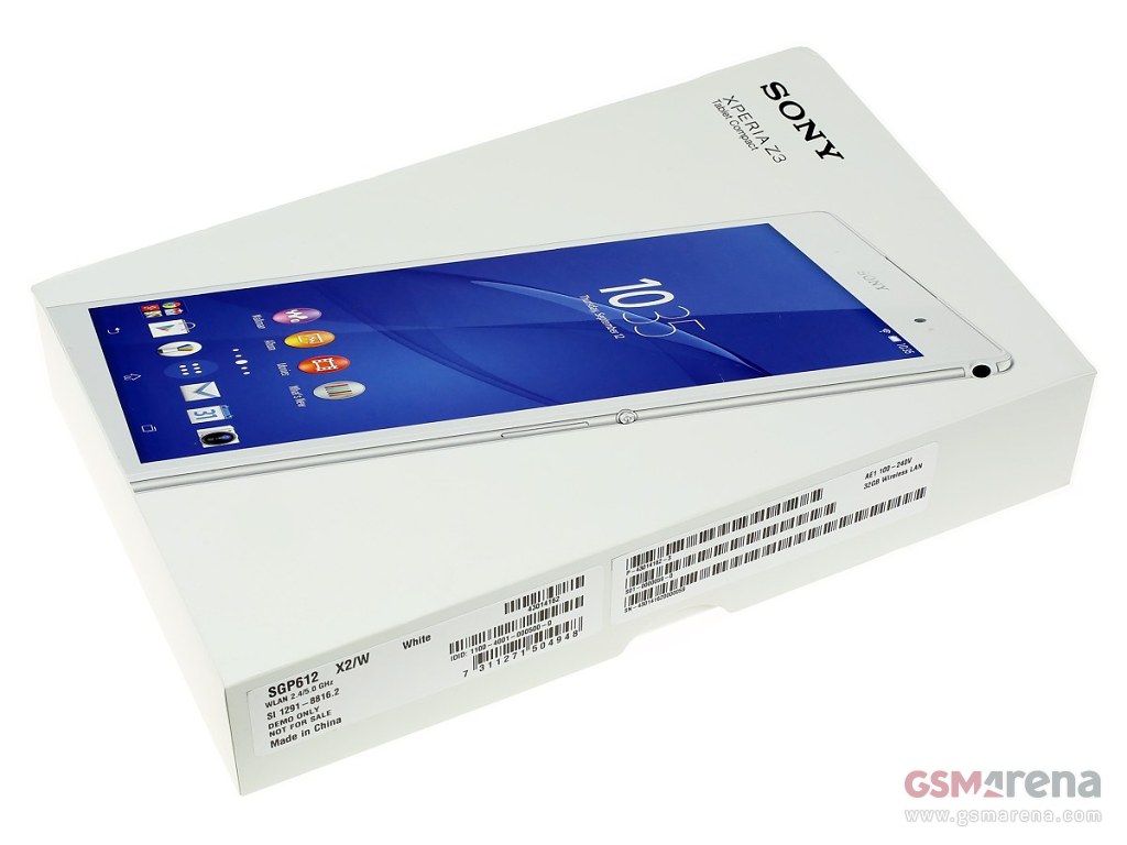 Sony Xperia Z3 Tablet Compact pictures, official photos